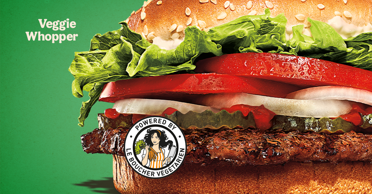 Burger King® Belgique Quick Paye Ton Burger Veggie